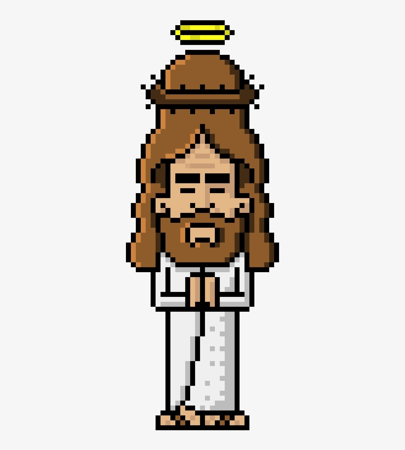 Jesus - Jesus Pixel PNG Image | Transparent PNG Free Download on SeekPNG