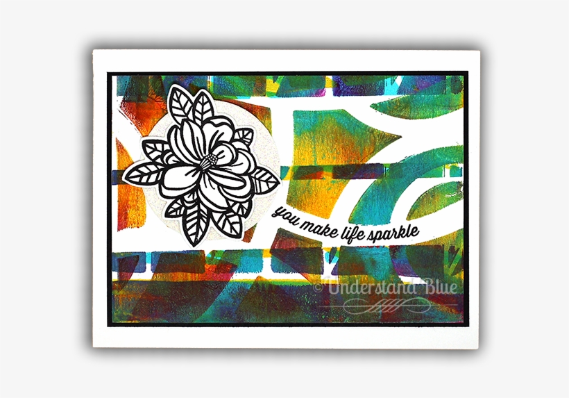 You Make Life Sparkle Gel Press Card By Understand - Motif PNG Image ...