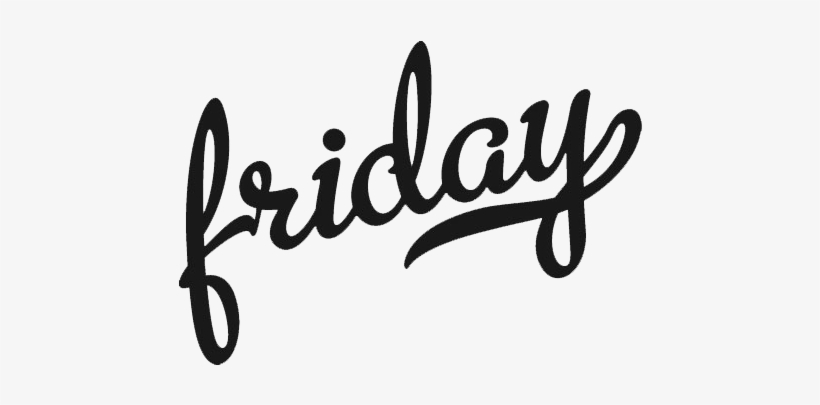 Download Friday Transparent | Transparent PNG Download | SeekPNG