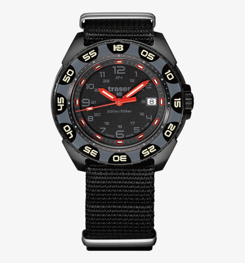 Traser P49 Red Alert T100 Watch - Traser Red Alert T100 PNG Image ...