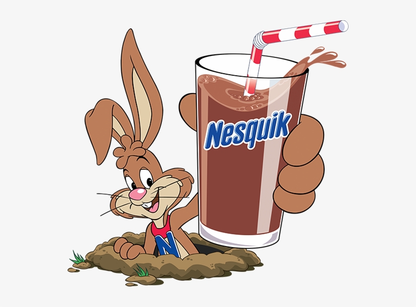 Download Nesquik - Nestle Chocolate Milk Bunny | Transparent PNG ...