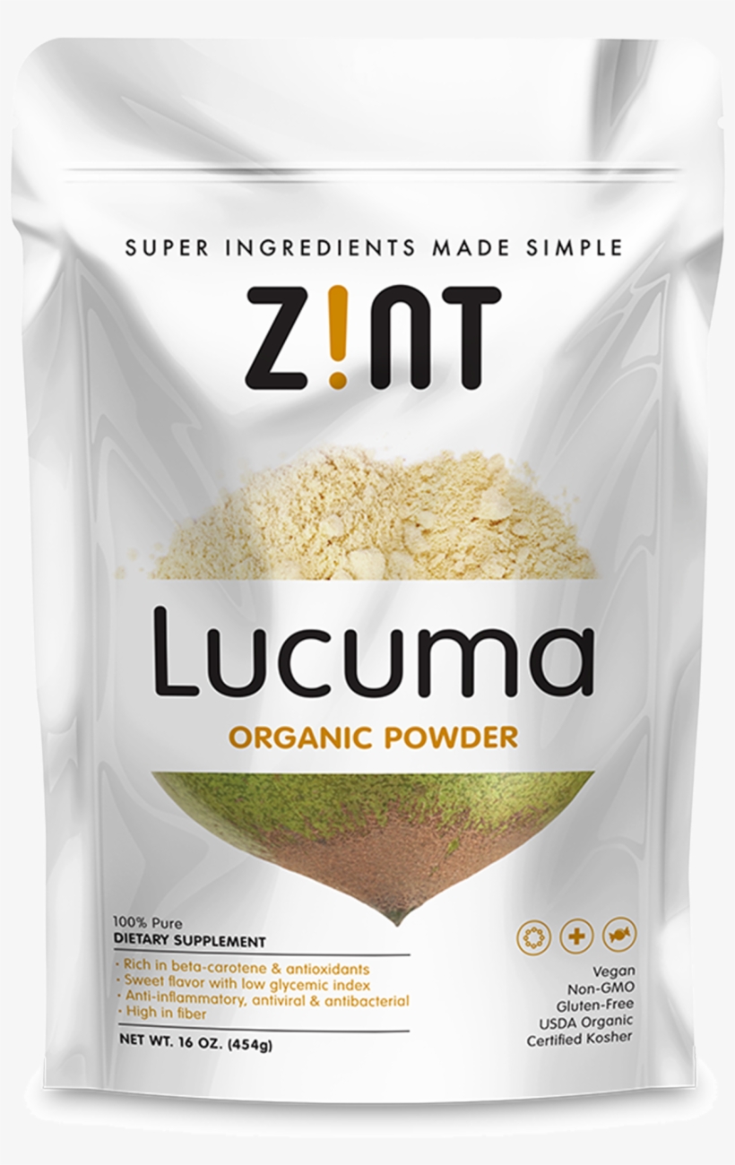 Lucuma Powder - Zint - Lucuma Organic Powder - 16 Oz. PNG Image ...