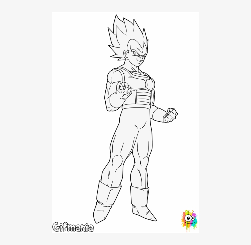 Download Vegeta - Dibujos De Vegeta Para Colorear | Transparent PNG ...