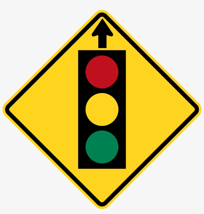 Ontario Traffic Signal Ahead Non-compliant - Traffic Signal PNG Image ...