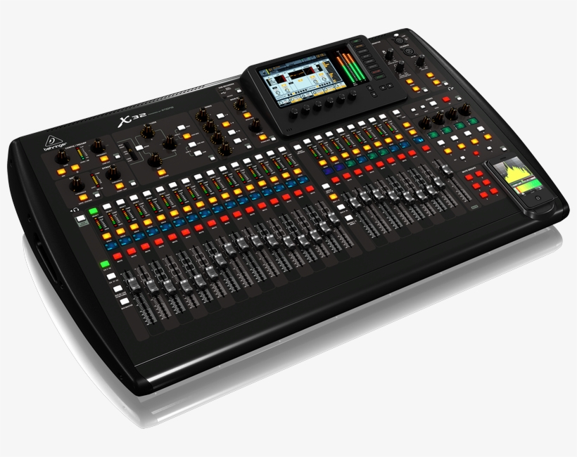 Behringer X32 Digital Mixer - Behringer X32 Digital Audio Mixer PNG ...