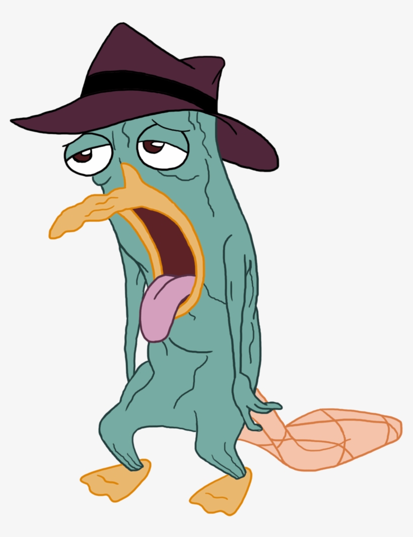 Perry The Dehydrapus - Dry Perry The Platypus PNG Image | Transparent ...