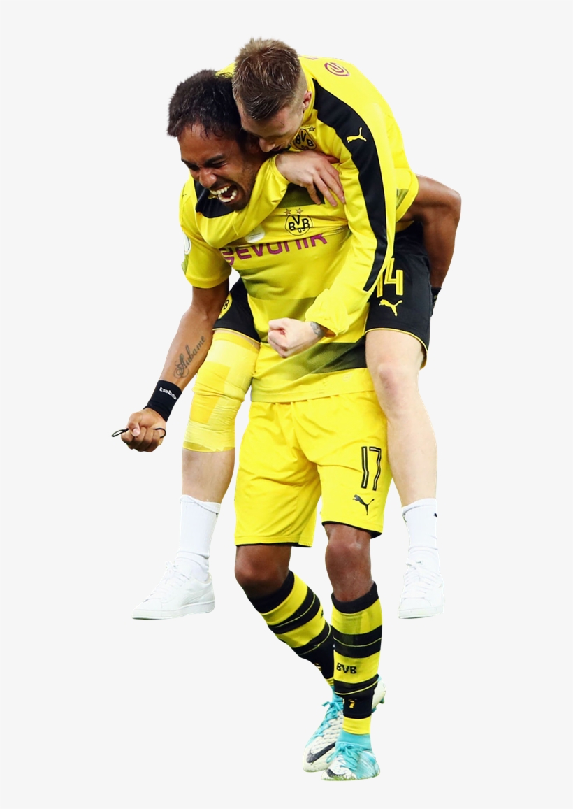 Pierre-emerick Aubameyang & Marco Reus Render - Marco Reus PNG Image ...