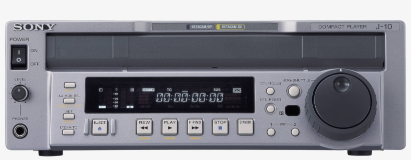 Sony J-10 Compact Video Tape Player PNG Image | Transparent PNG Free ...