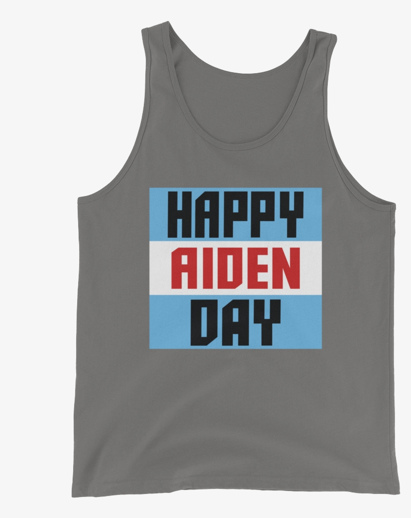 Aiden English "happy Aiden Day" Unisex Tank Top - Top PNG Image ...