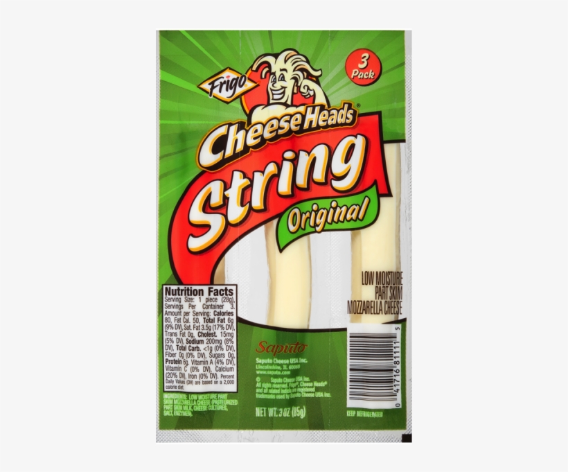 Frigo Cheese Heads String Cheese Original PNG Image | Transparent PNG ...