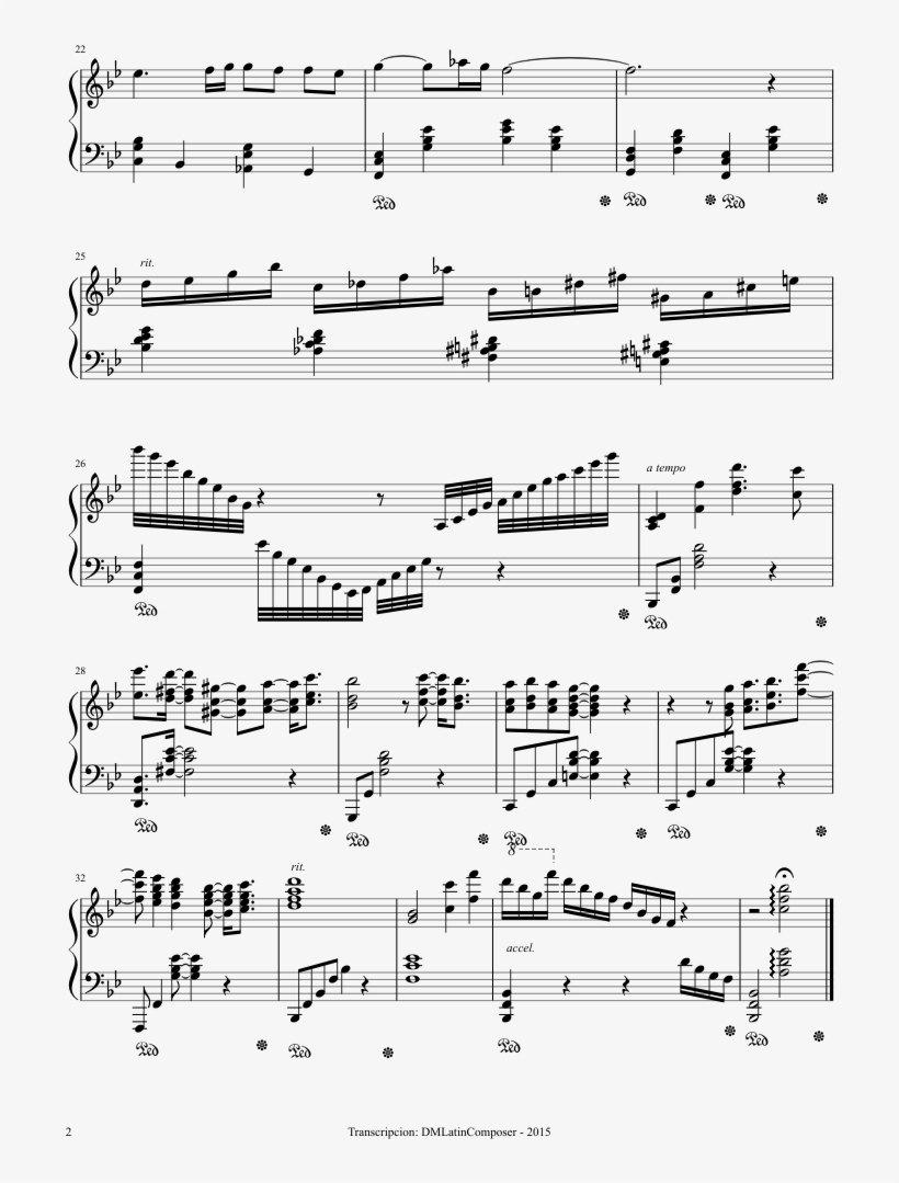 Deai Sheet Music Composed By Musica - Human Rag N Bone Man Chords PNG ...