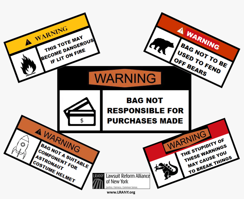 Warning Label Tote - Warning Labels PNG Image | Transparent PNG Free ...