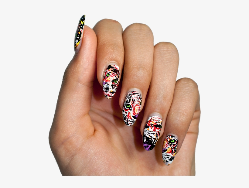 Different Stripes - Nail Wraps - Scratch - - Nail Polish PNG Image ...