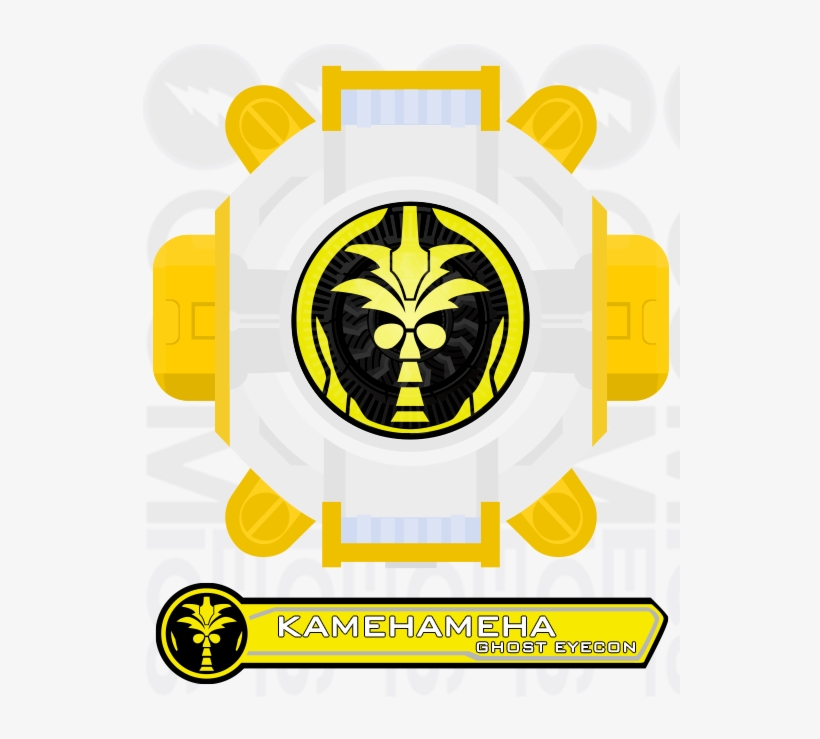 Kamehameha Ghost Eyecon By Cometcomics - Eyecon Ghost PNG Image ...