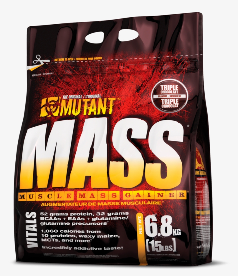 Mutant Mass Muscle Mass Gainer Protein - Mutant Mass 15 Lb PNG Image ...