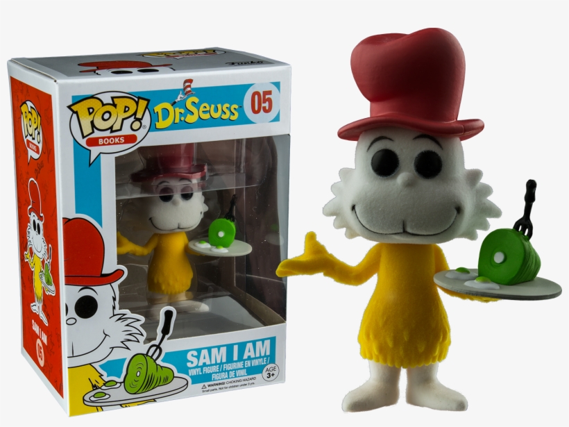 Sam I Am Flocked Pop Vinyl Figure - Sam I Am Funko Pop PNG Image ...