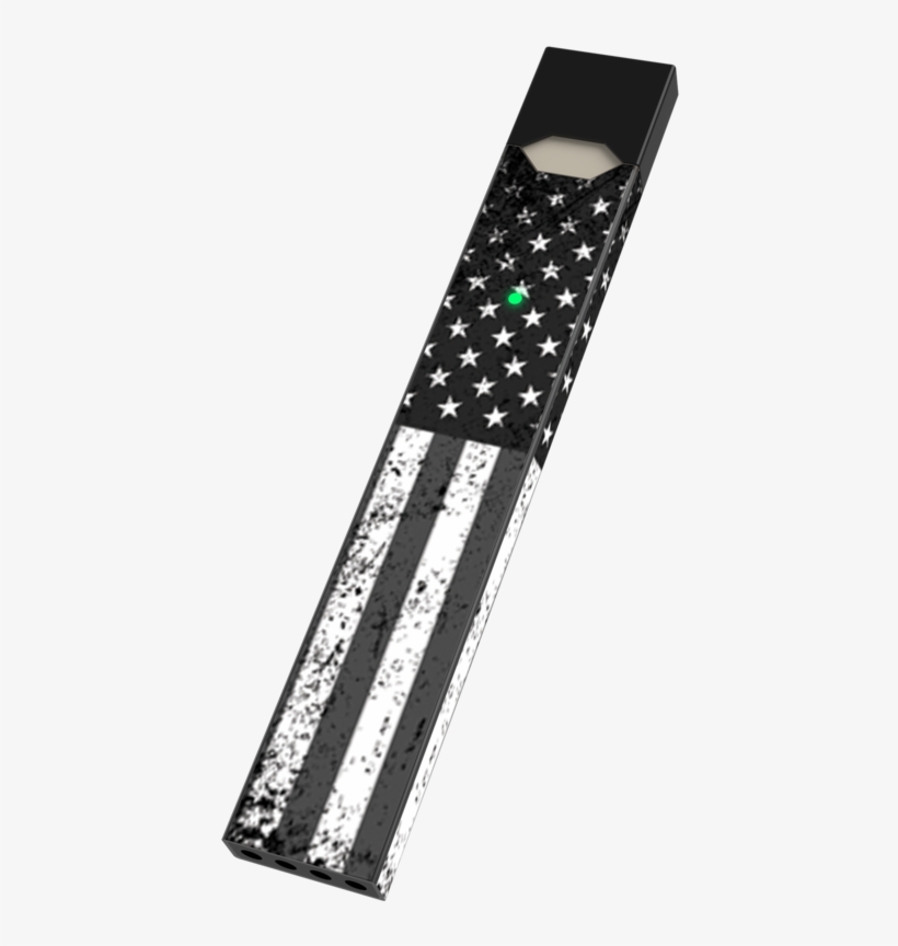 Black & White Usa Flag Juul Wrap & Skin - Ski PNG Image | Transparent ...