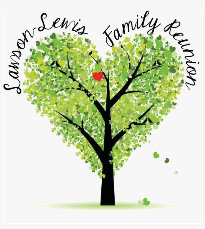 Family Reunion Hut - Heart Trees PNG Image | Transparent PNG Free ...