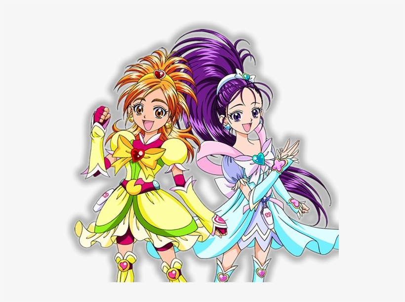 Download Pretty Cure Splash Star Cure Bright And Cure Windy - Bandai ...