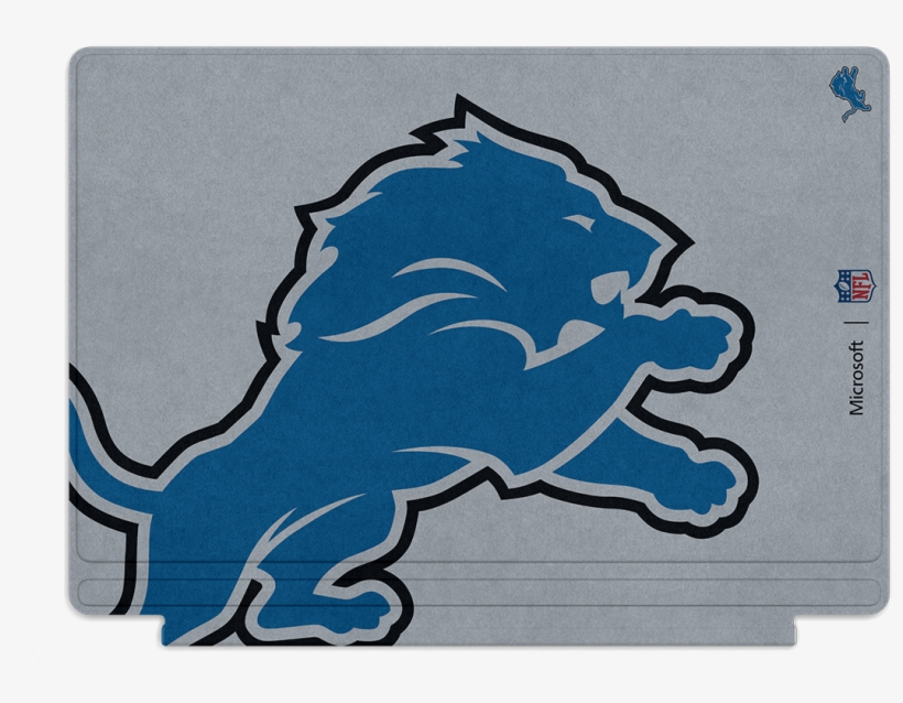 Microsoft Surface Pro 4 Detroit Lions Type Cover - Lions Logo Old And ...