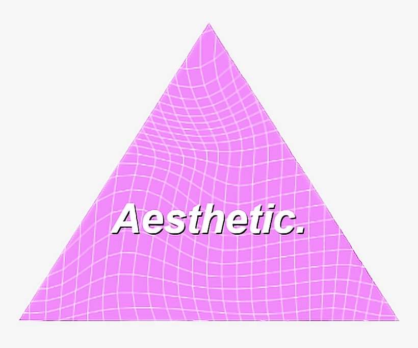 Aesthetic Aesthetics Aestheticpink Purple Triangle - Aesthetic ...
