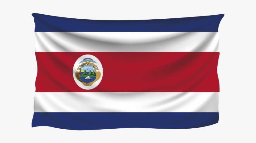 Wavy Costa Rica Flag - Costa Rica PNG Image | Transparent PNG Free ...