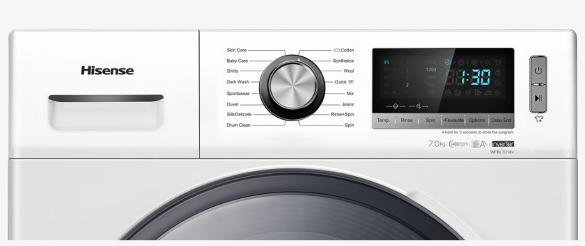 Touch Button Controls For Easy Operation - Washing Machine PNG Image ...