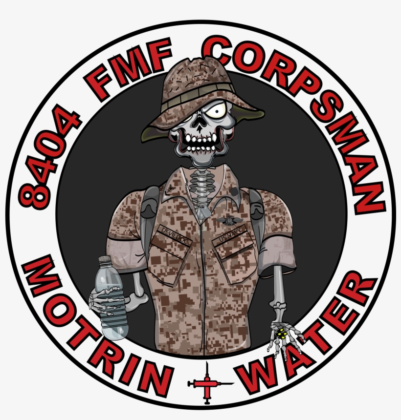 Mos 8404 Fmf Corpsman Hoodie - Funny Corpsman T Shirt PNG Image ...