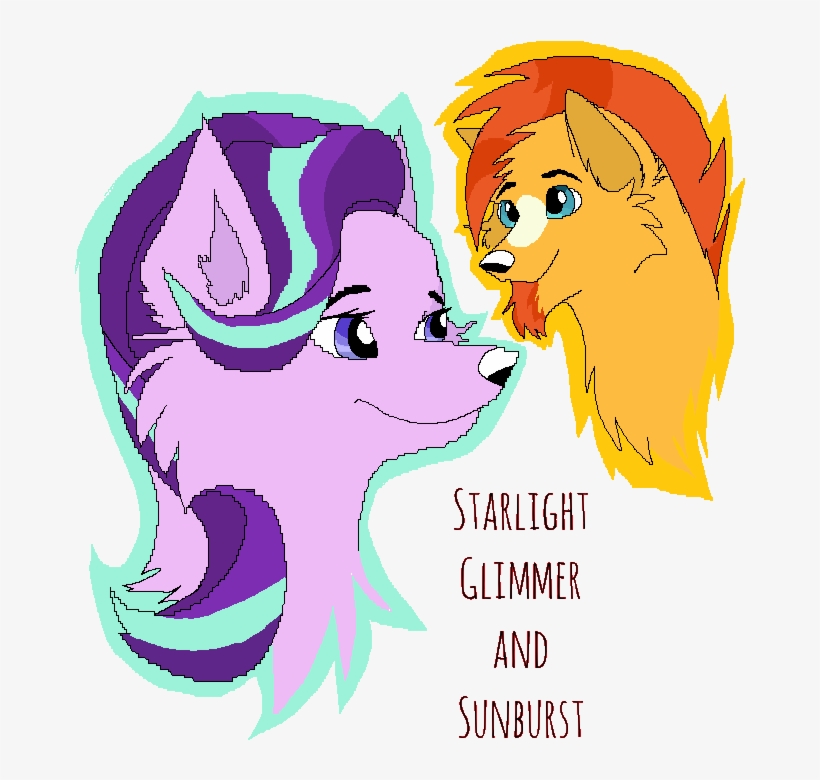Starlight Glimmer & Sunburst - Starlight Glimmer Wolf PNG Image ...