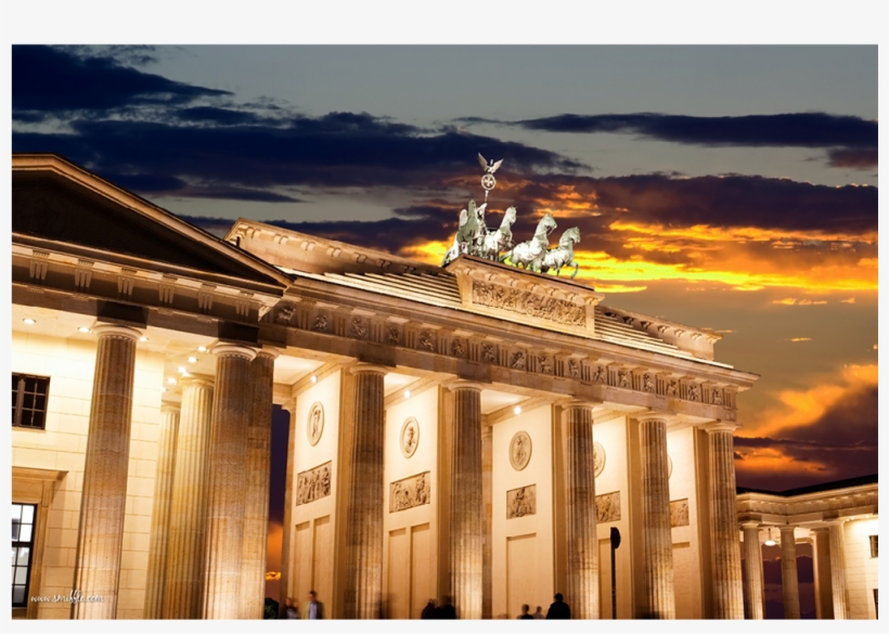 Berlin - Ger110 - Poster: Gary718's Brandenburg Gate At Sunset In ...