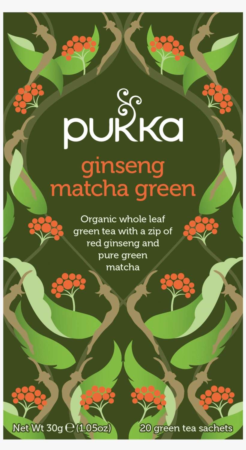 Pukka Ginseng Matcha Green Tea PNG Image | Transparent PNG Free ...