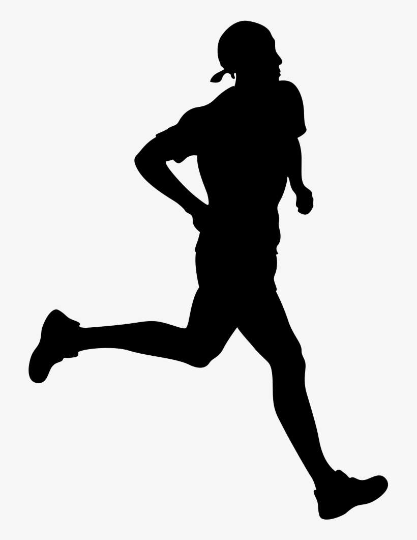 Png File - Running Black And White PNG Image | Transparent PNG Free ...