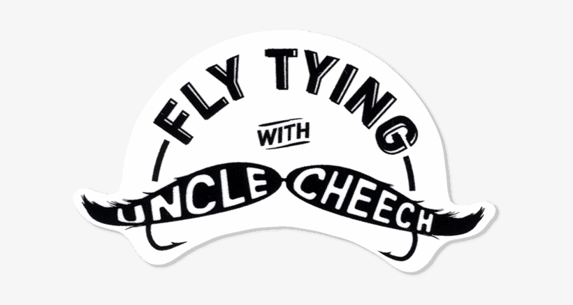 Fly Fish Food Fly Tying With Uncle Cheech Sticker - Flying Fish PNG ...