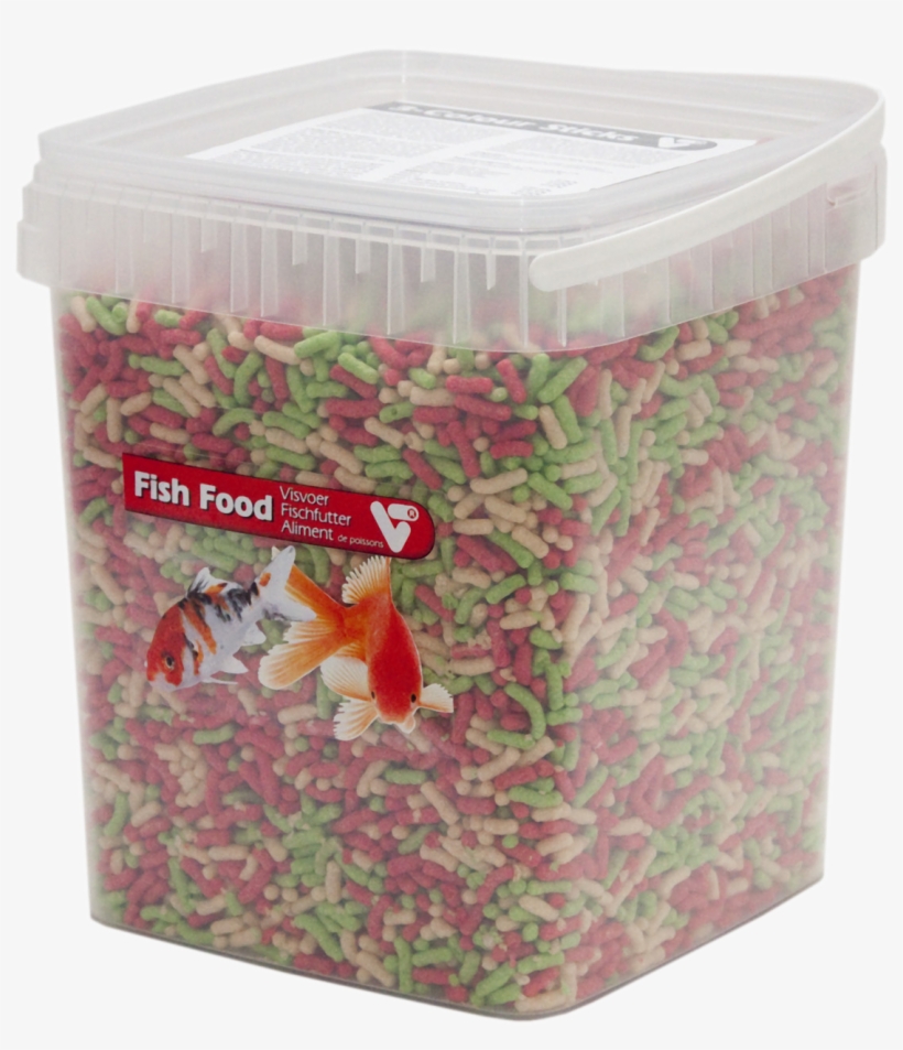 Velda Fish Food 2-colour Pellet 6 Mm 2500ml PNG Image | Transparent PNG ...
