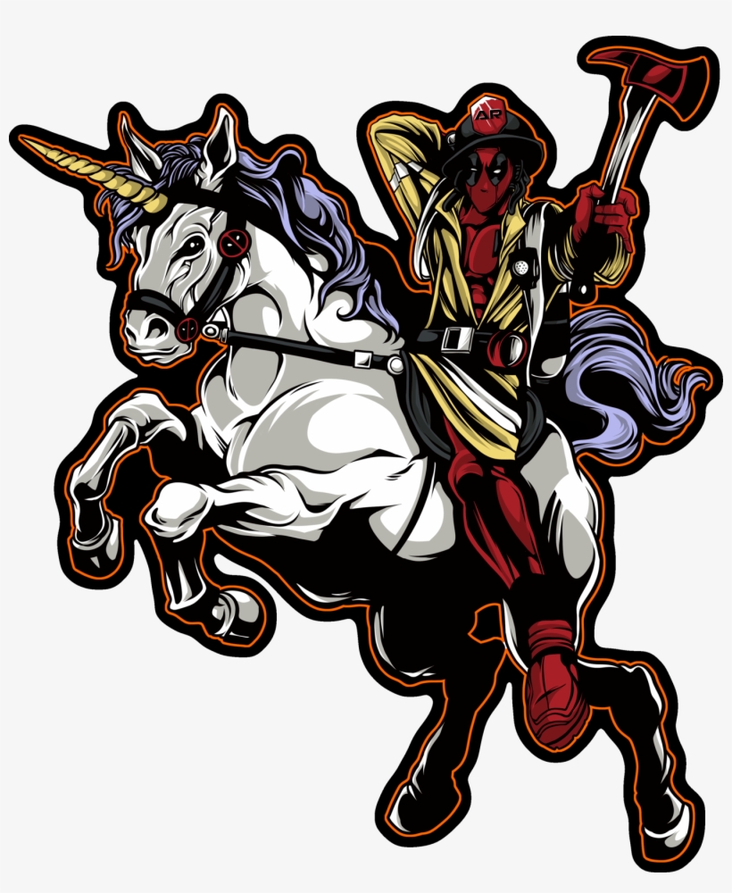 Deadpool Firefighter Decals - Deadpool PNG Image | Transparent PNG Free ...