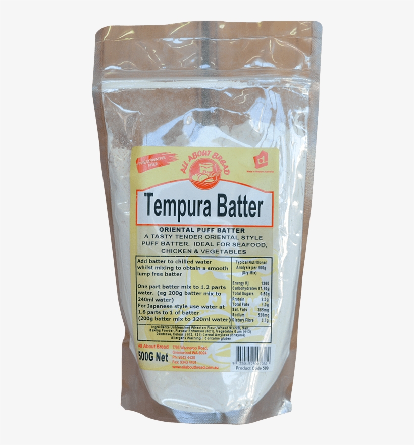 All About Bread Tempura Batter 450g - Batter PNG Image | Transparent ...