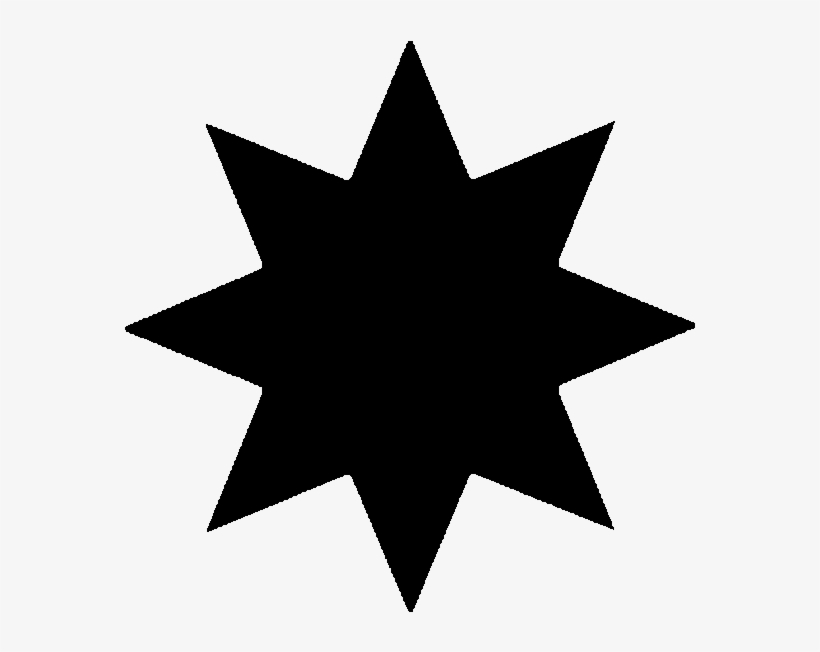 Eight pointed Star Emblem Bo 8 Point Star Png PNG Image Transparent 
