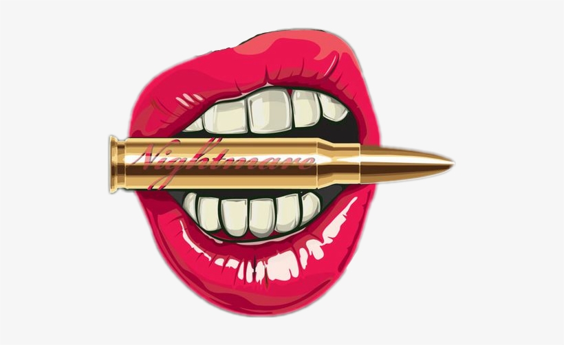 Download Sticker Lips Bullet Nightmare Freetoeditphoto Freetoedi ...