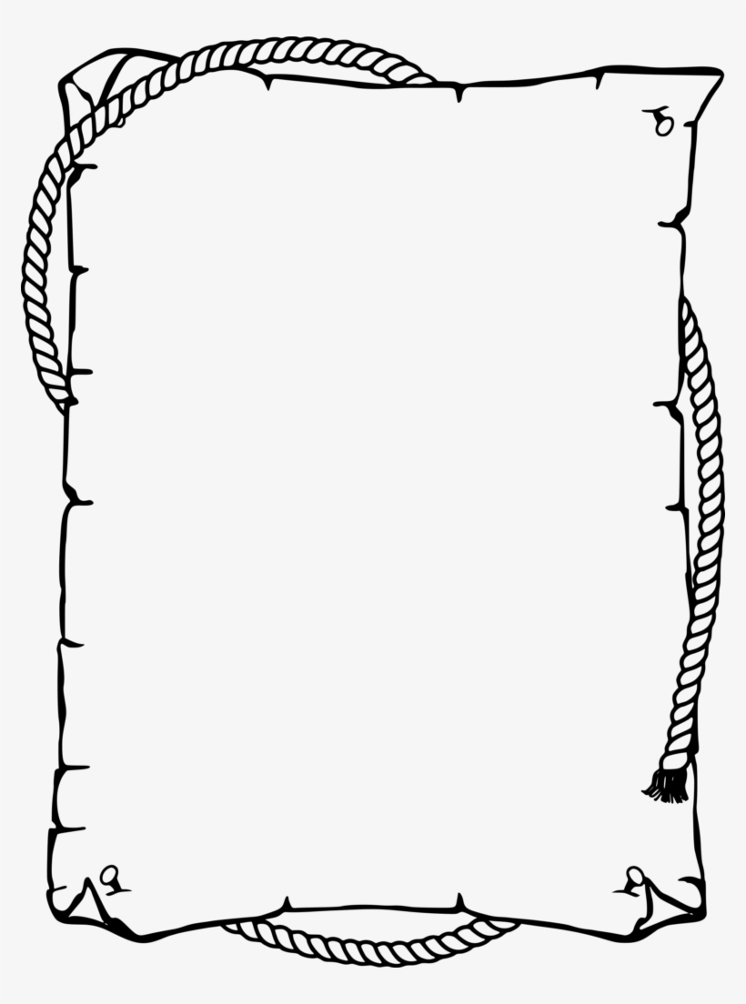 Download Text Box Frame Transparent Background - Border Clip Art ...