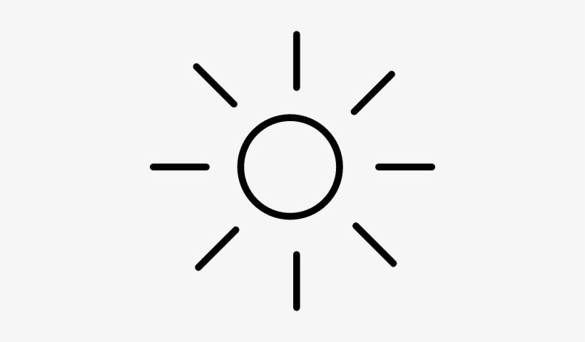 Shining Sun With Rays Silhouette Vector - Icon PNG Image | Transparent ...