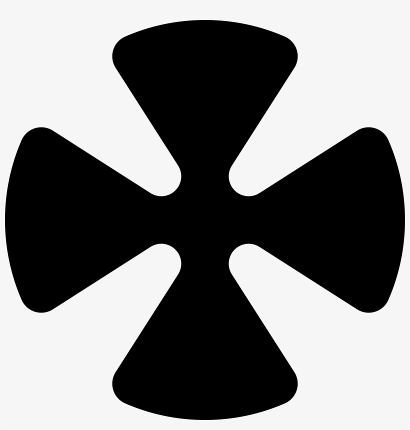 Download Rounded Cross Png Transparent Library - Cross With Rounded ...