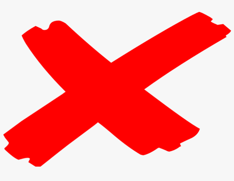 Cross Delete Remove Cancel Abort Red Rejec - Red X Clipart PNG Image ...