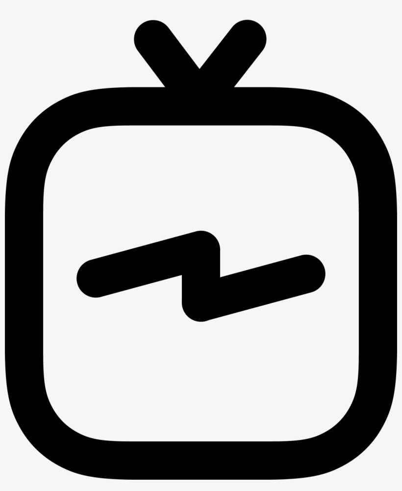 Igtv Logo Black - Igtv Logo PNG Image | Transparent PNG Free Download ...