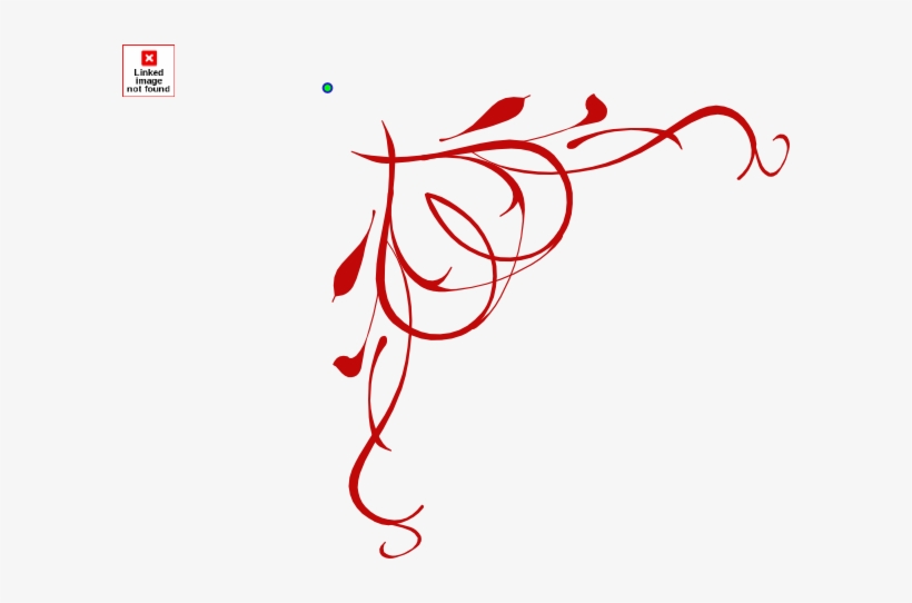 How To Set Use Dark Red Heart Scroll Border Clipart PNG Image ...