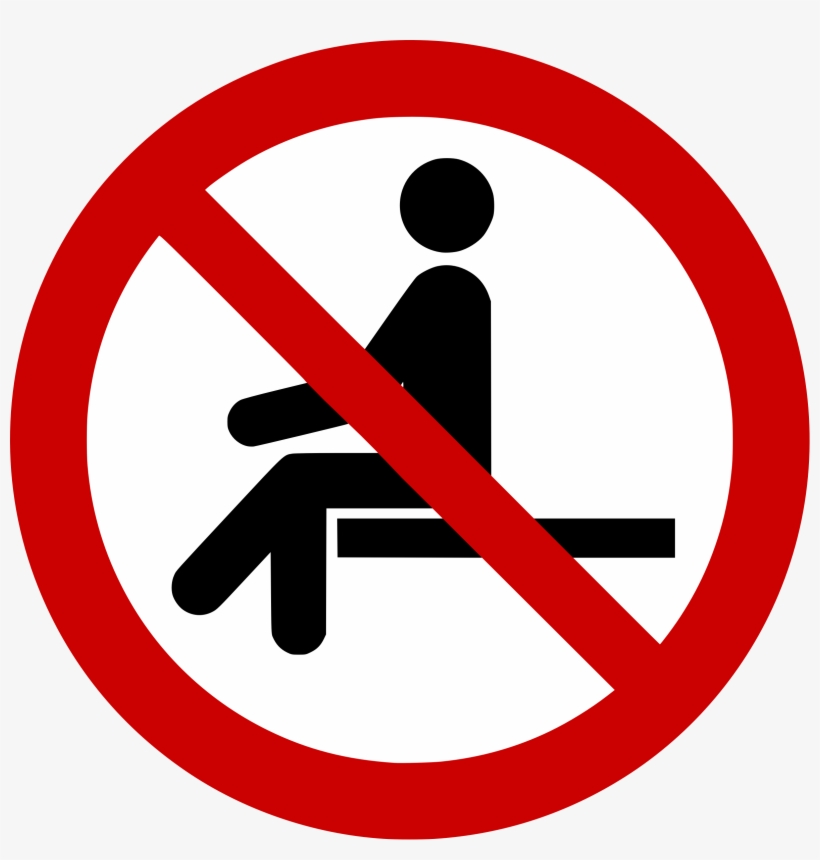 Big Image - No Sitting Clipart PNG Image | Transparent PNG Free ...