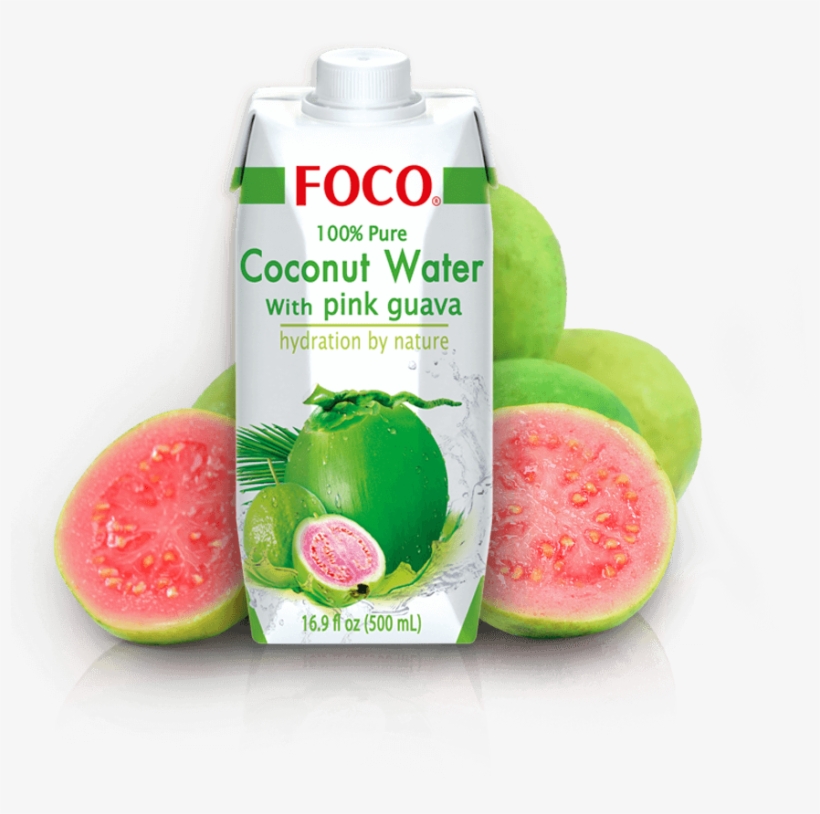 More Details - Foco Coconut Water With Pink Guava - 16.9 Fl Oz Carton ...