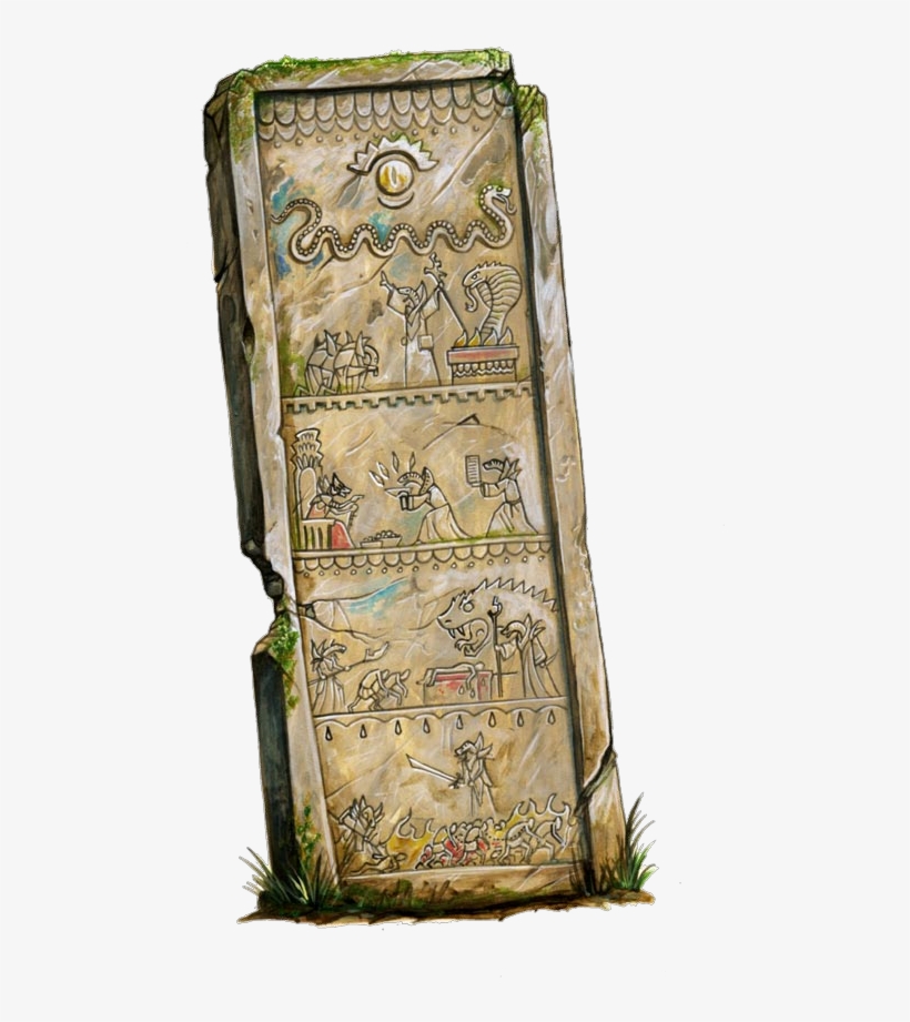 The Kalashtar Drew The Weapon, Which Vibrated Out Of - Stele PNG Image ...