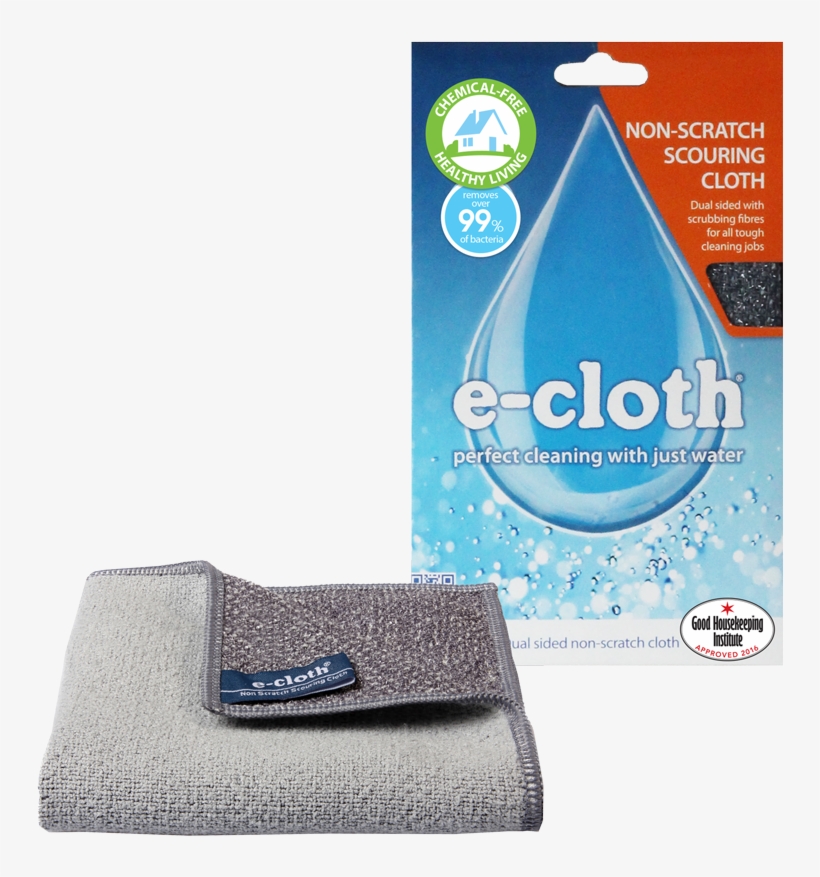 Non Scratch Scouring Cloth - E-cloth Non-scratch Scouring Cloth PNG ...