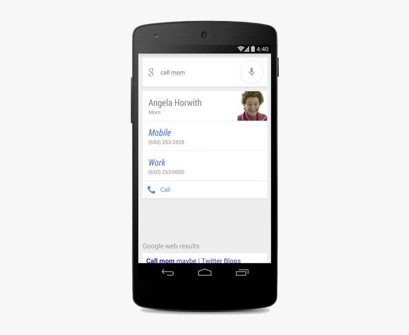 Call Mom - Ok Google Call Mom PNG Image | Transparent PNG Free Download ...