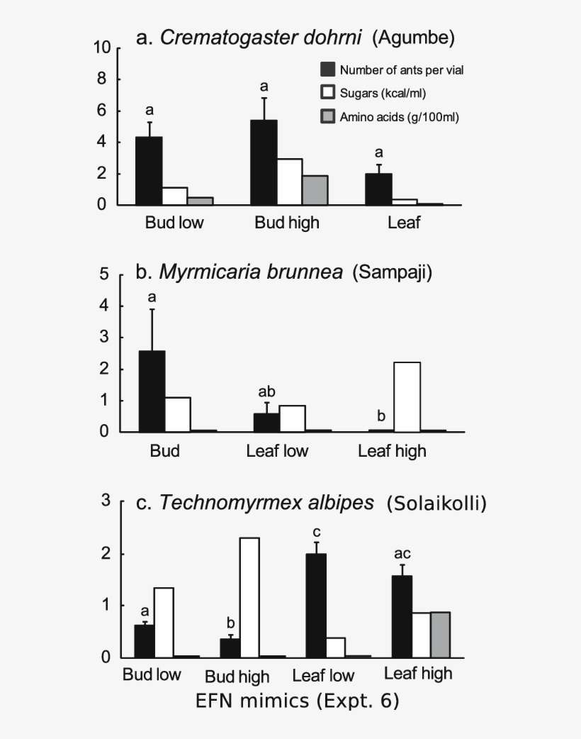 Ant Visits To Vials Containing Solutions That Mimic PNG Image ...